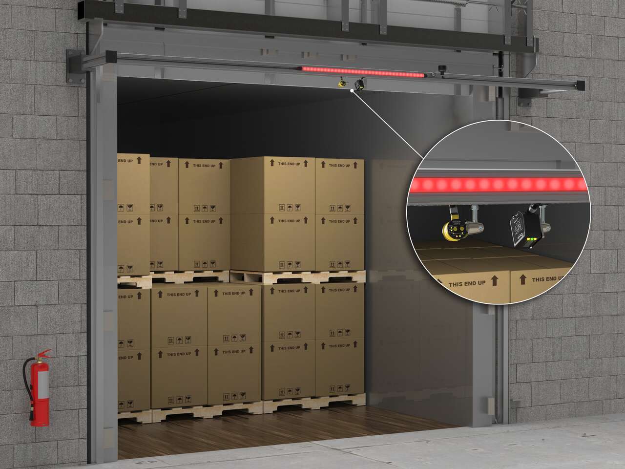 Inbound And Outbound Status Indication At Loading Dock