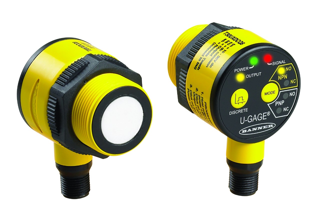 Ultraschallsensor der Bauform T30UX mit Temperaturausgleich