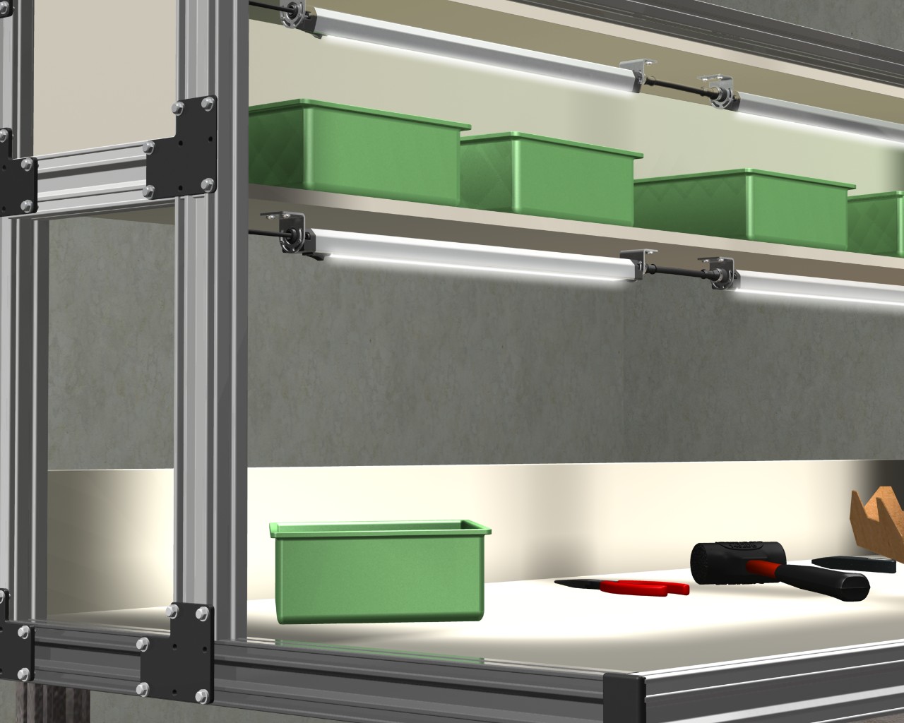 Éclairage de zones et de postes de travail