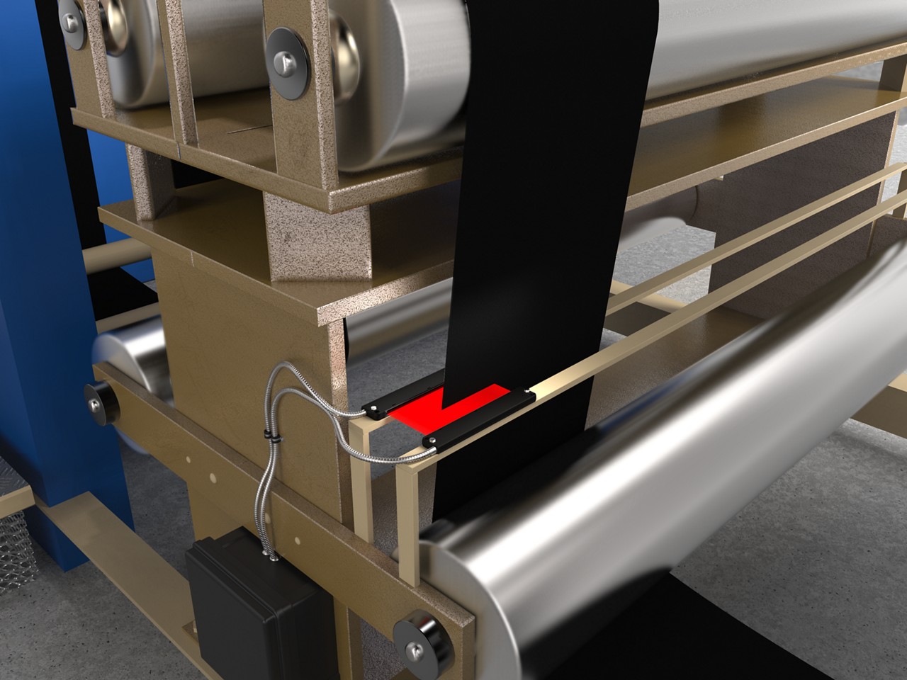 Guidage des bandes et détection des bords