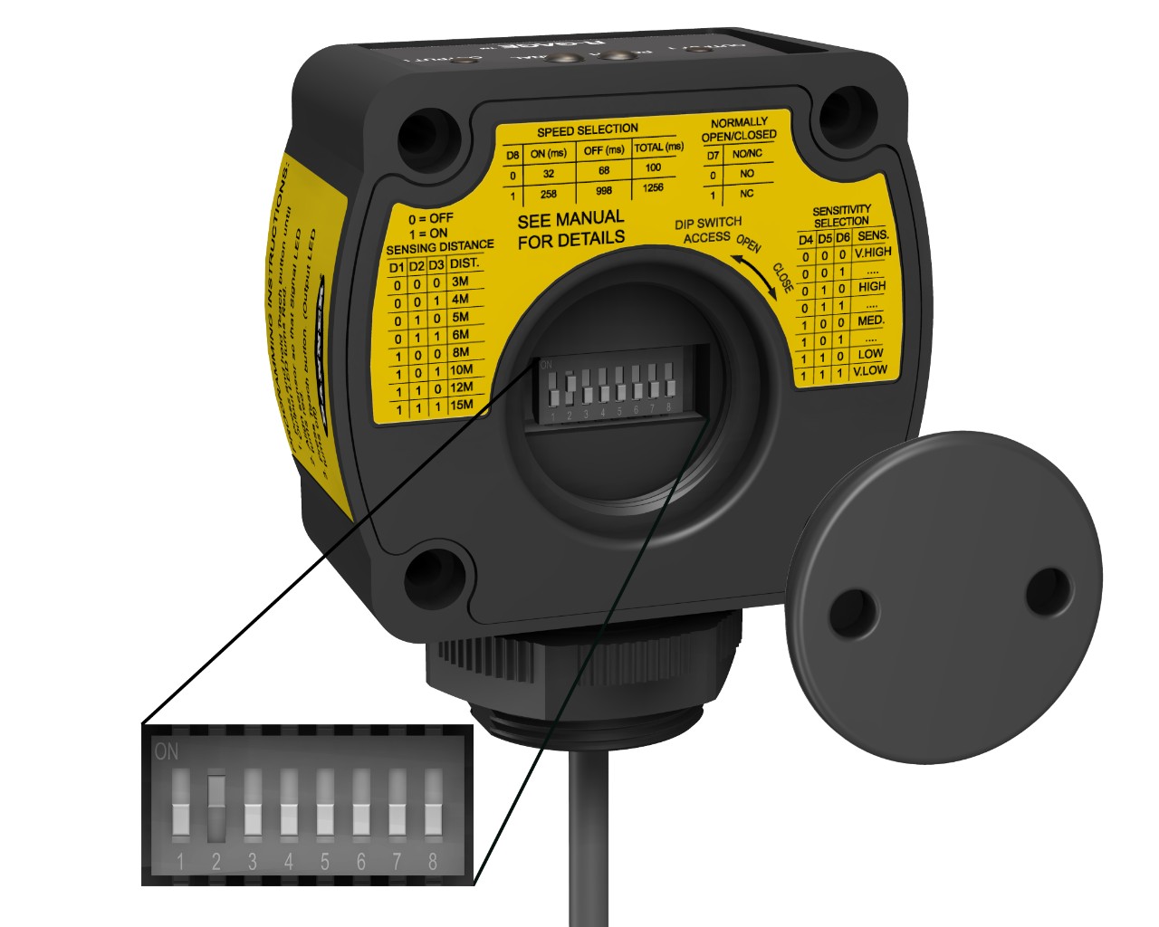 Sensore radar anticollisione Serie QT50R