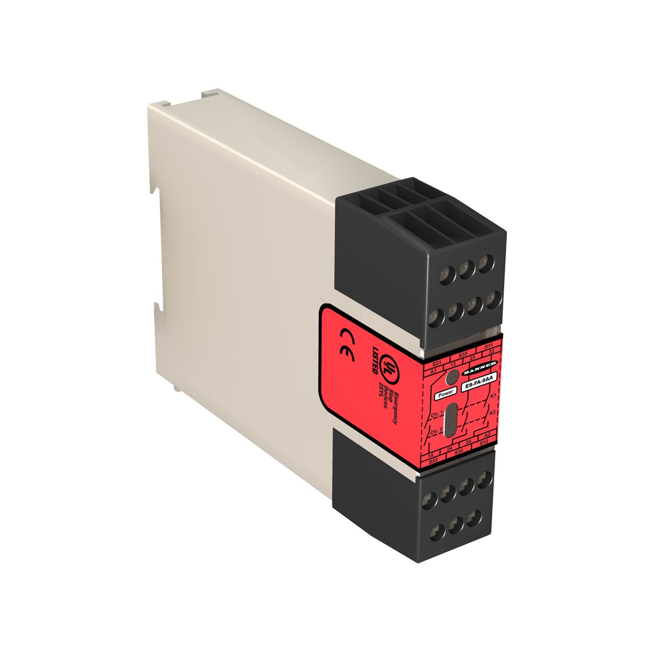 ES Series E-Stop and GM Series Guard Monitoring Safety Relays