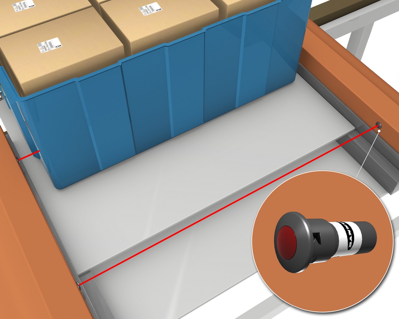 Shuttle Tote Positioning