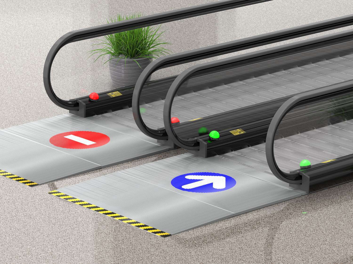 Moving Walkway Indication