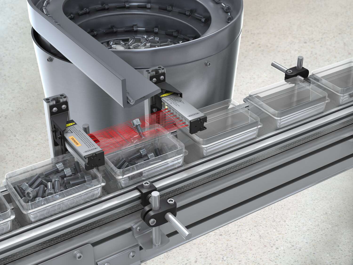 Counting Dropping Parts with an LX Sensor