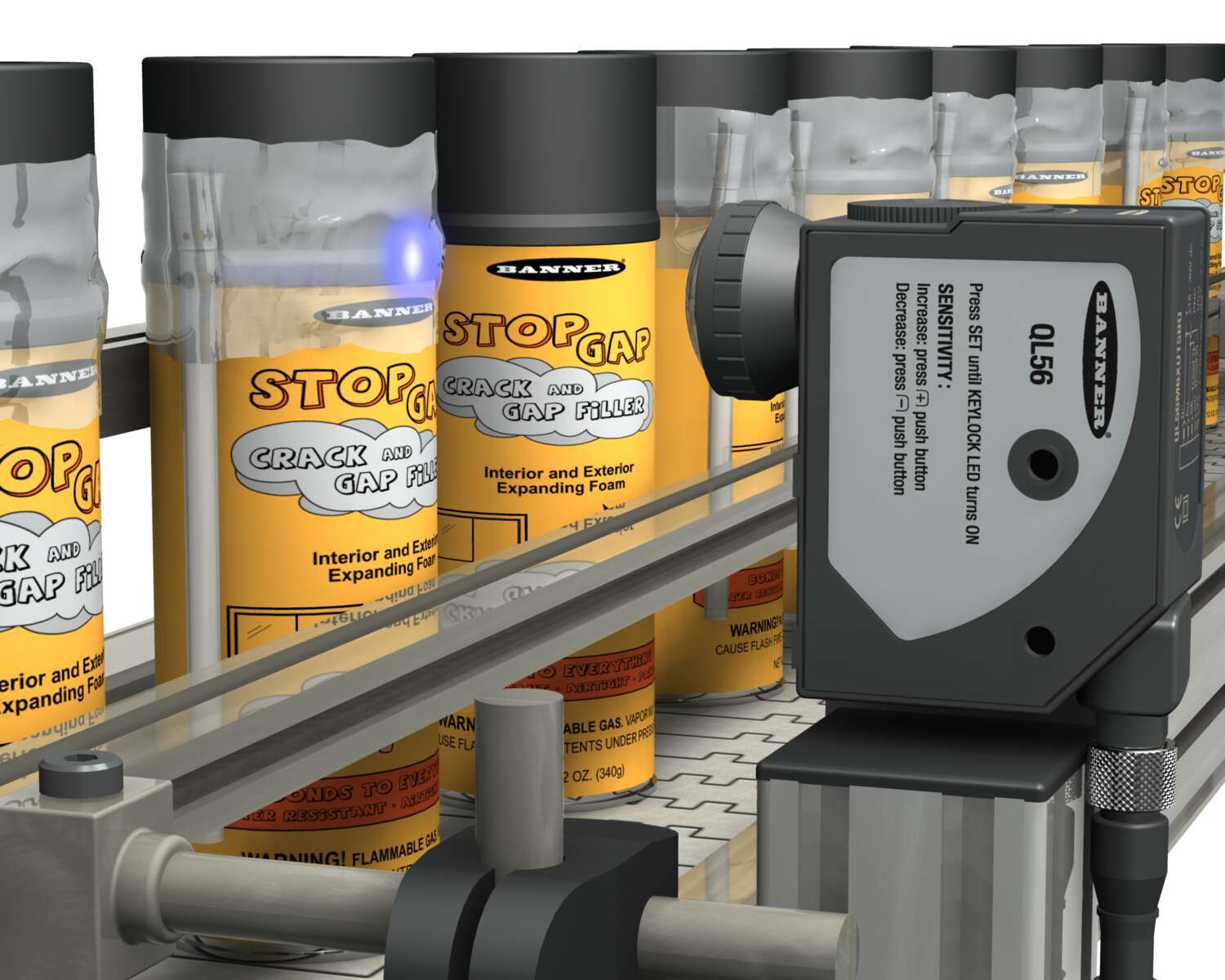 QL56 Series Rugged Housing Luminescence Sensor