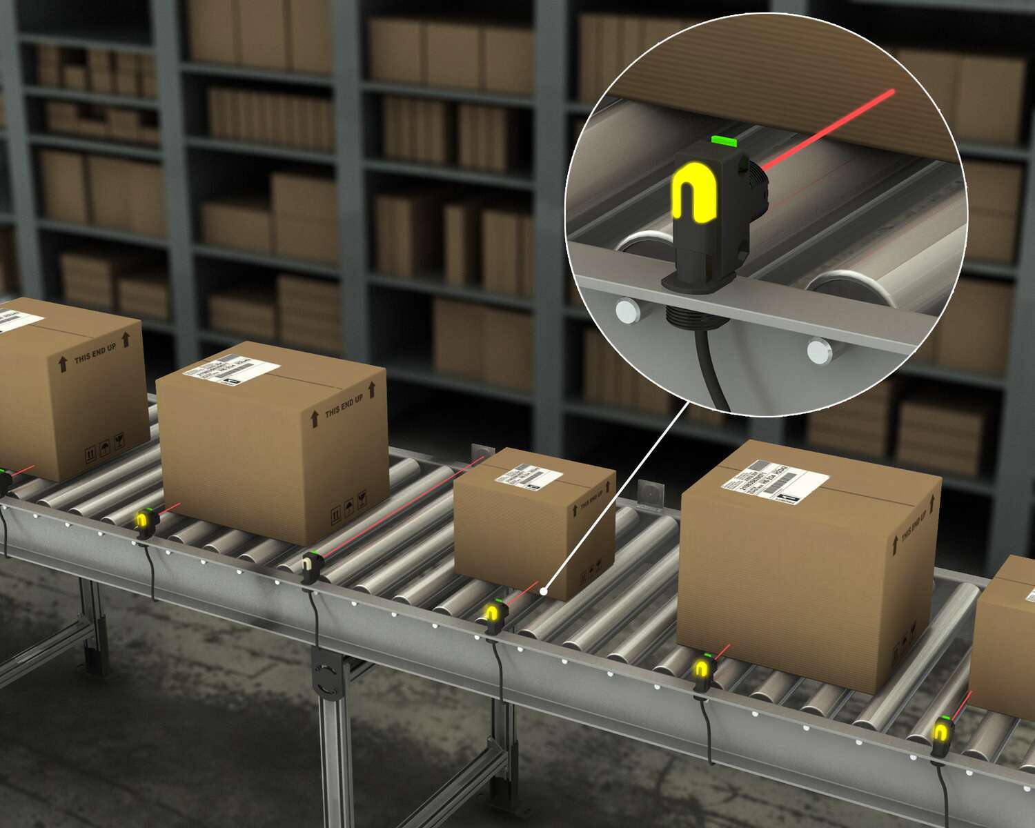 DS18 Series Wide Beam Barrel-Mount Sensor