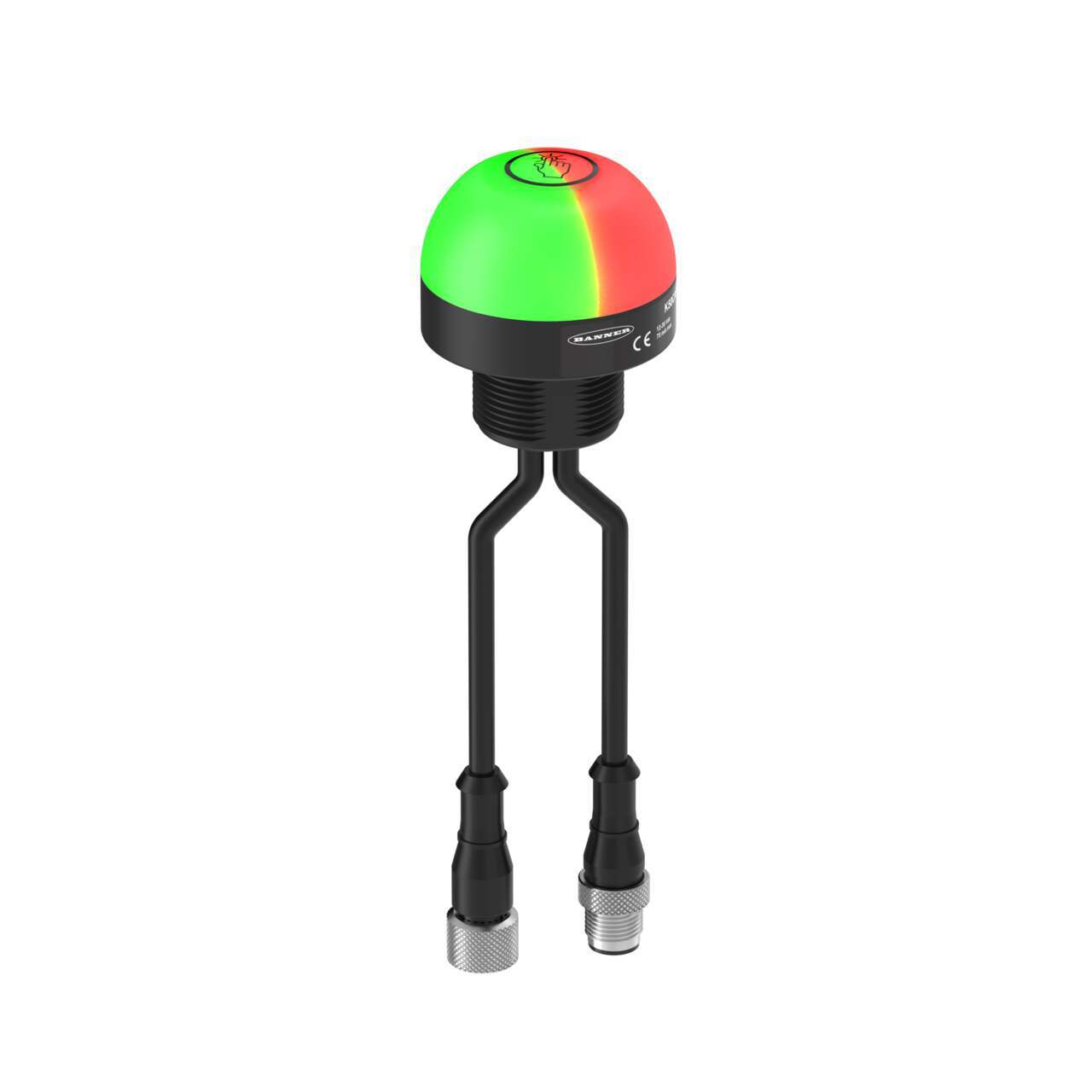 K50PTSQ2PS | K50 Pro Series 50 mm Programmable Multicolor Touch Button