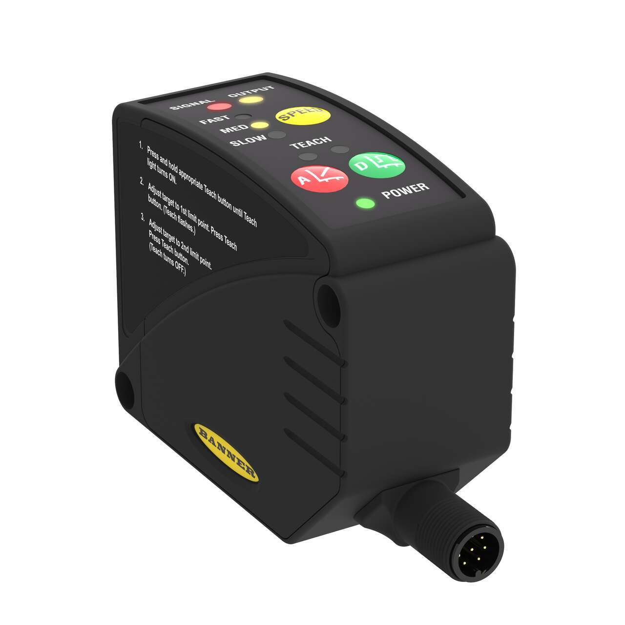 LT3PUQ | LT3 Series 50 m Range Time-of-Flight Laser Sensor