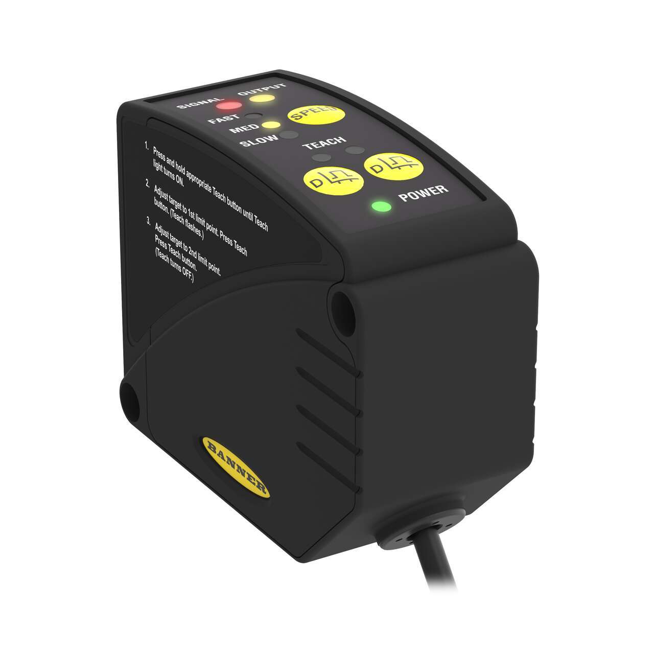 LT3BDLV | LT3 Series 50 m Range Time-of-Flight Laser Sensor