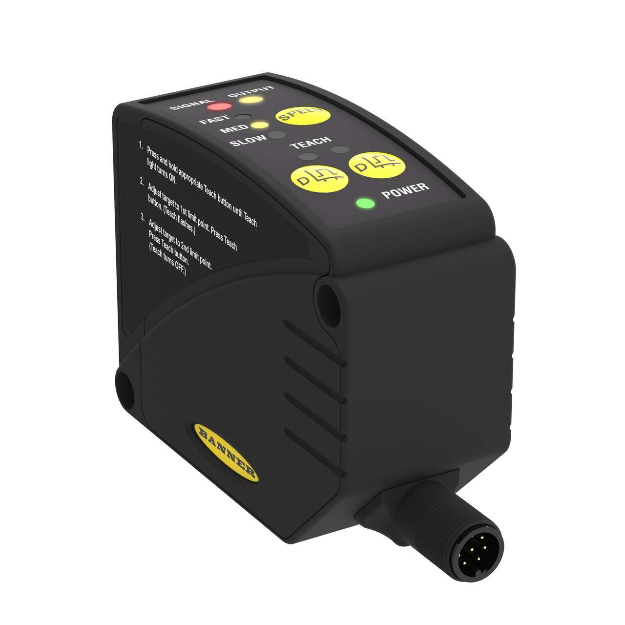 LT3BDQ | LT3 Series 50 m Range Time-of-Flight Laser Sensor