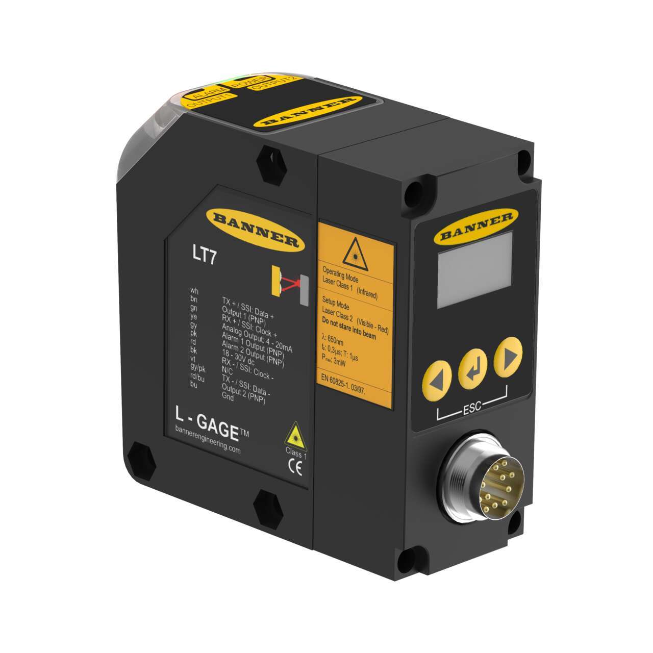 LT7PIDQ | LT7 Series 250 m Range Time-of-Flight Sensor