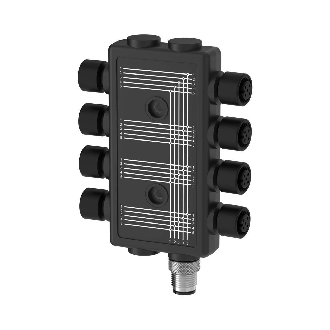 R95-8M125-M125Q-P | Molded Junction Blocks