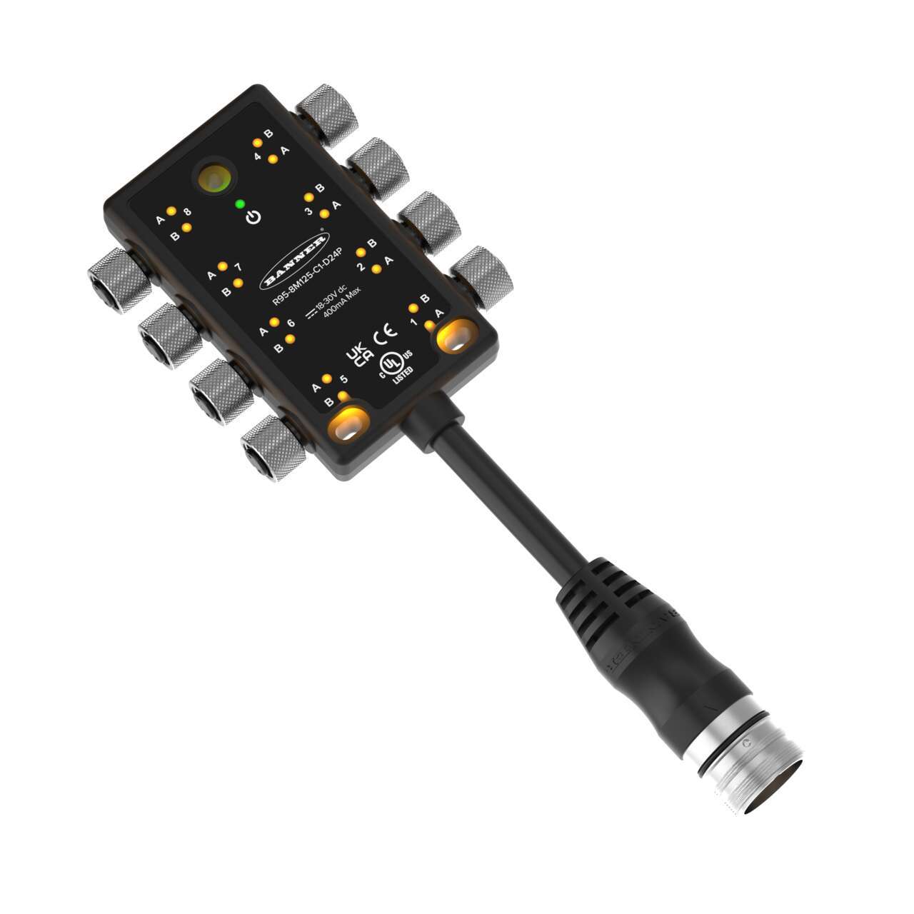 R95-8M125-0.3M23-D24P | Molded Junction Blocks