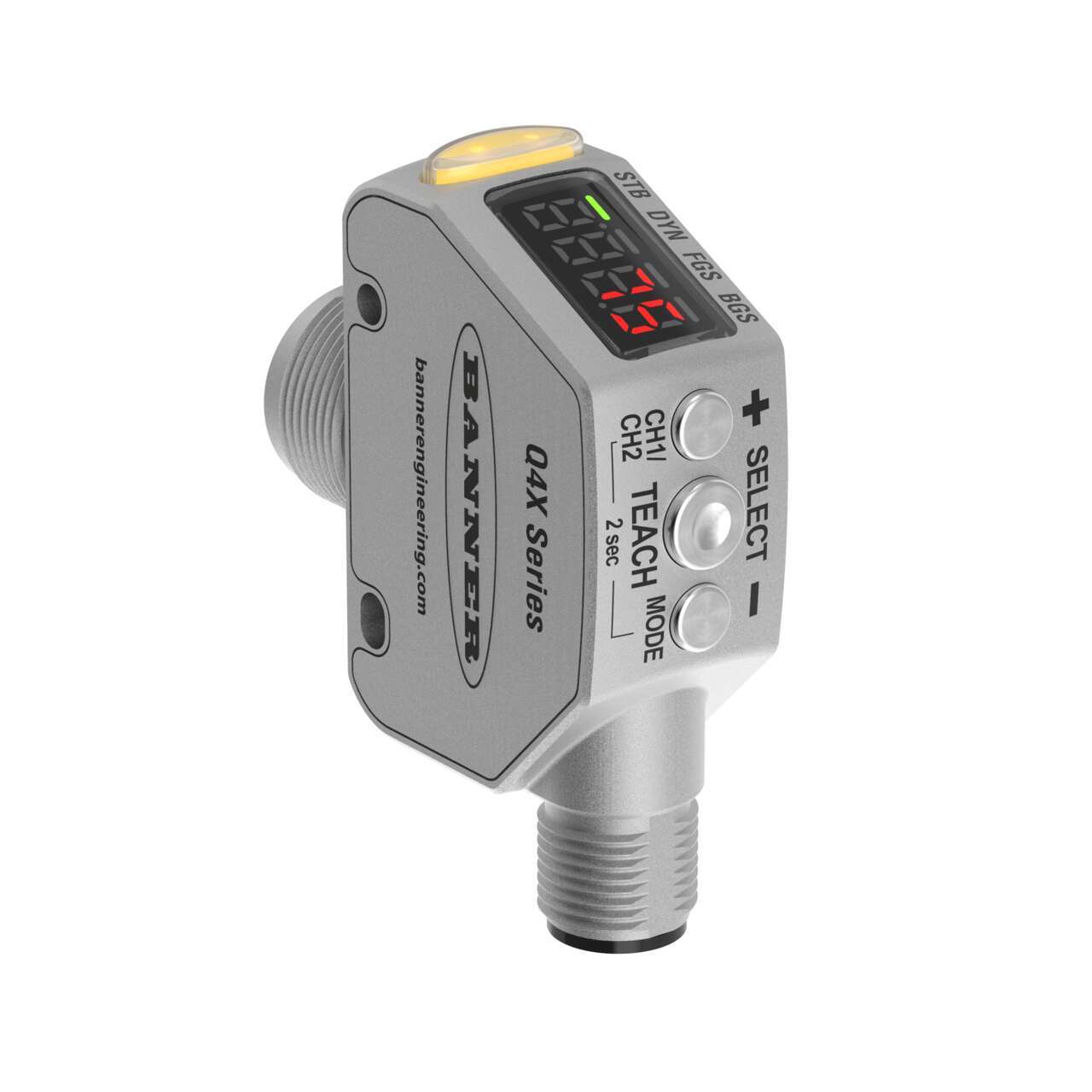 Q4XTKLAF600-Q8 | Q4X Series Rugged All Purpose Photoelectric Sensor