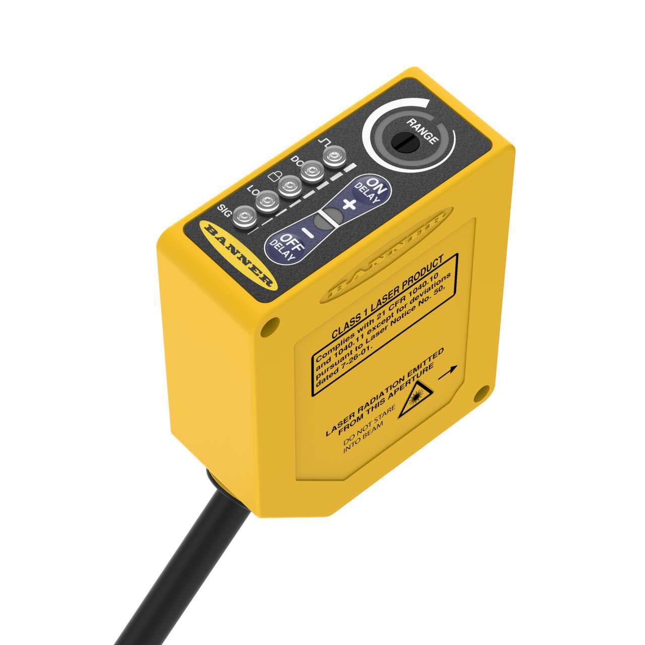 Q60BB6LAF1400Q | Q60 Series 2 m Range Adjustable-Field Sensor