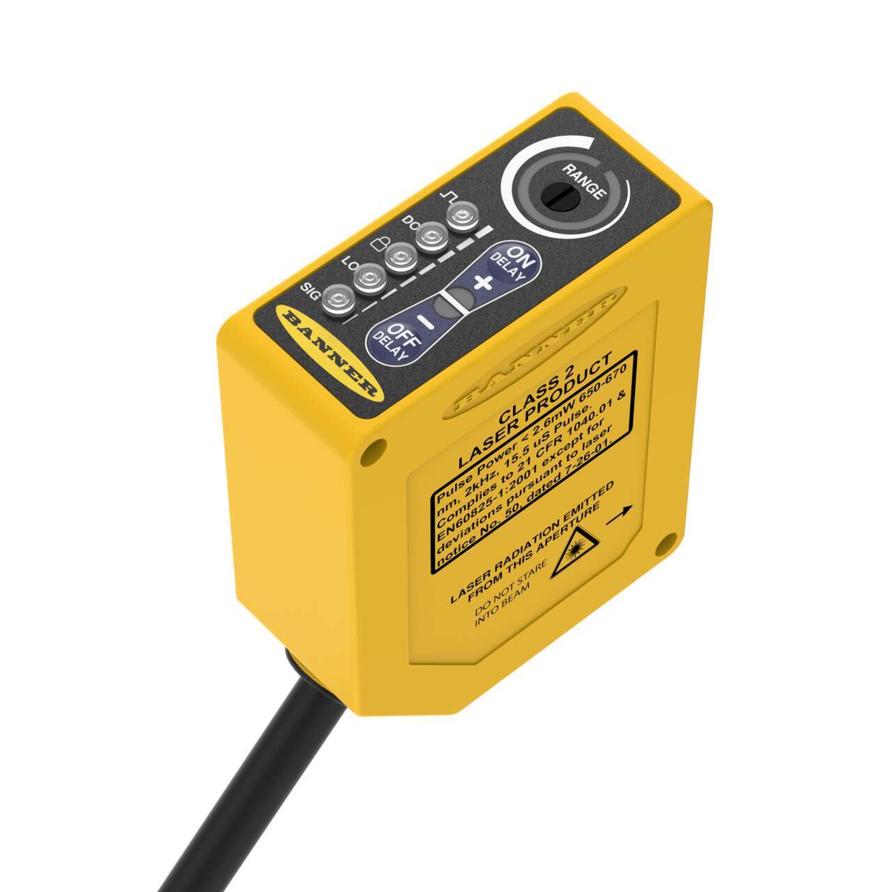Q60VR3AF2000 | Q60 Series 2 m Range Adjustable-Field Sensor