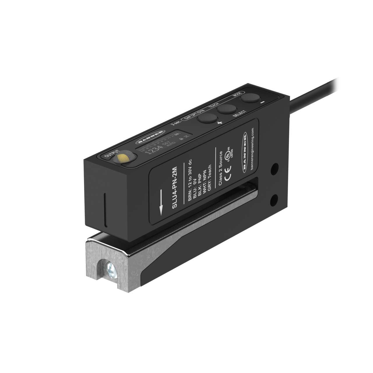 SLU4-PN-2M | SLU4 Series Ultrasonic Label Sensor