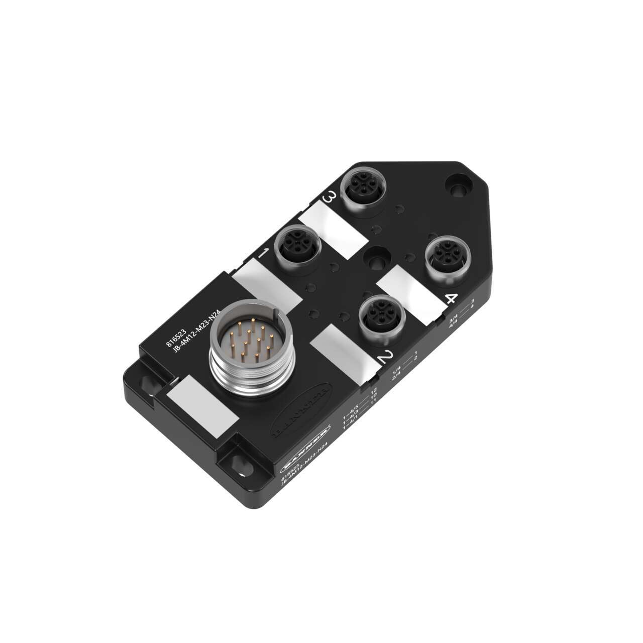 JB-4M12-M23-N24 | Top Exit I/O Junction Blocks