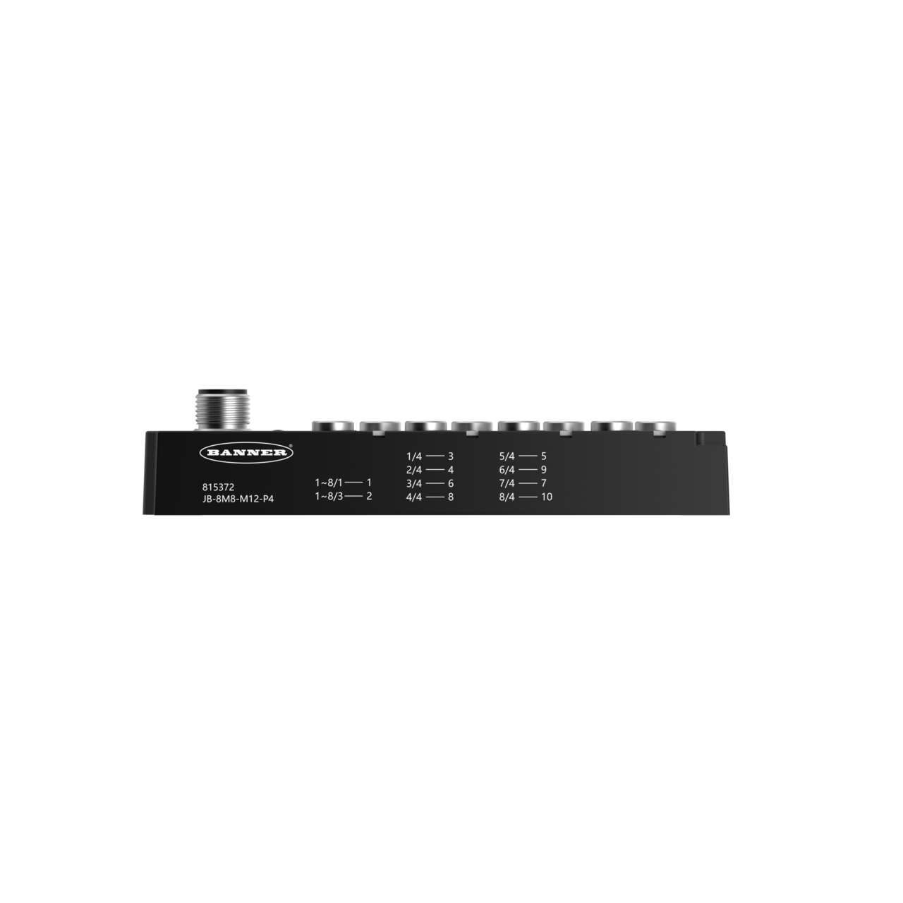 JB-8M8-M12-P4 | Top Exit I/O Junction Blocks