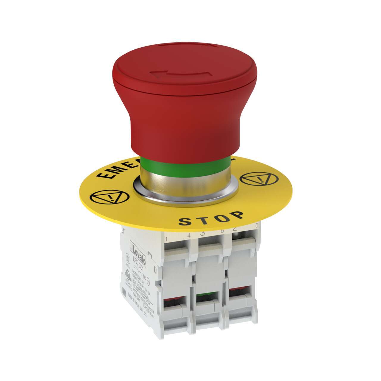 SSA-EBM-12L | Panel Mount Emergency Stop Button