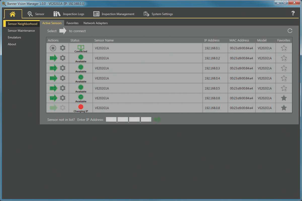 Vision Manager Software