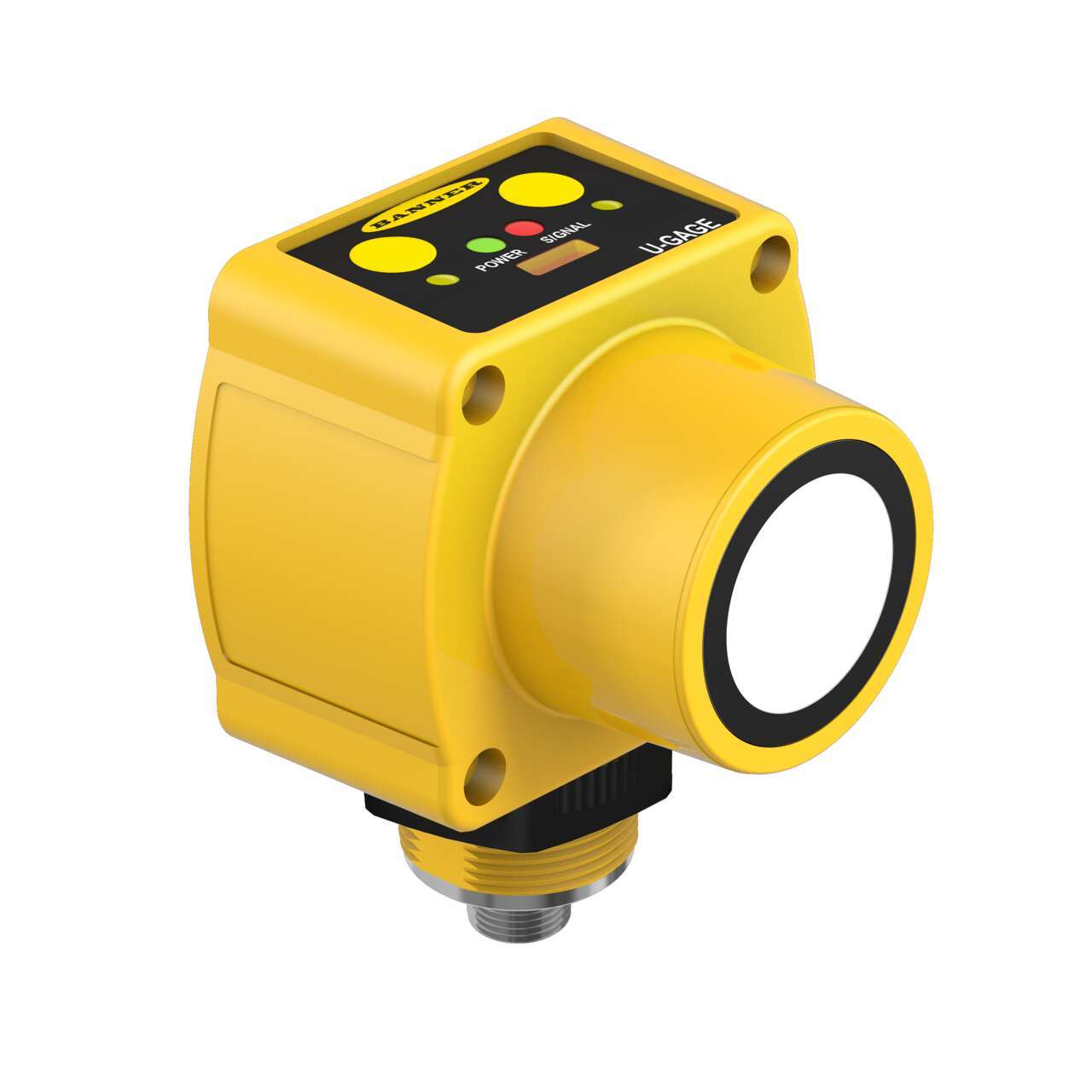 Chemisch beständiger Ultraschallsensor mit 8 m Reichweite der Bauform QT50U