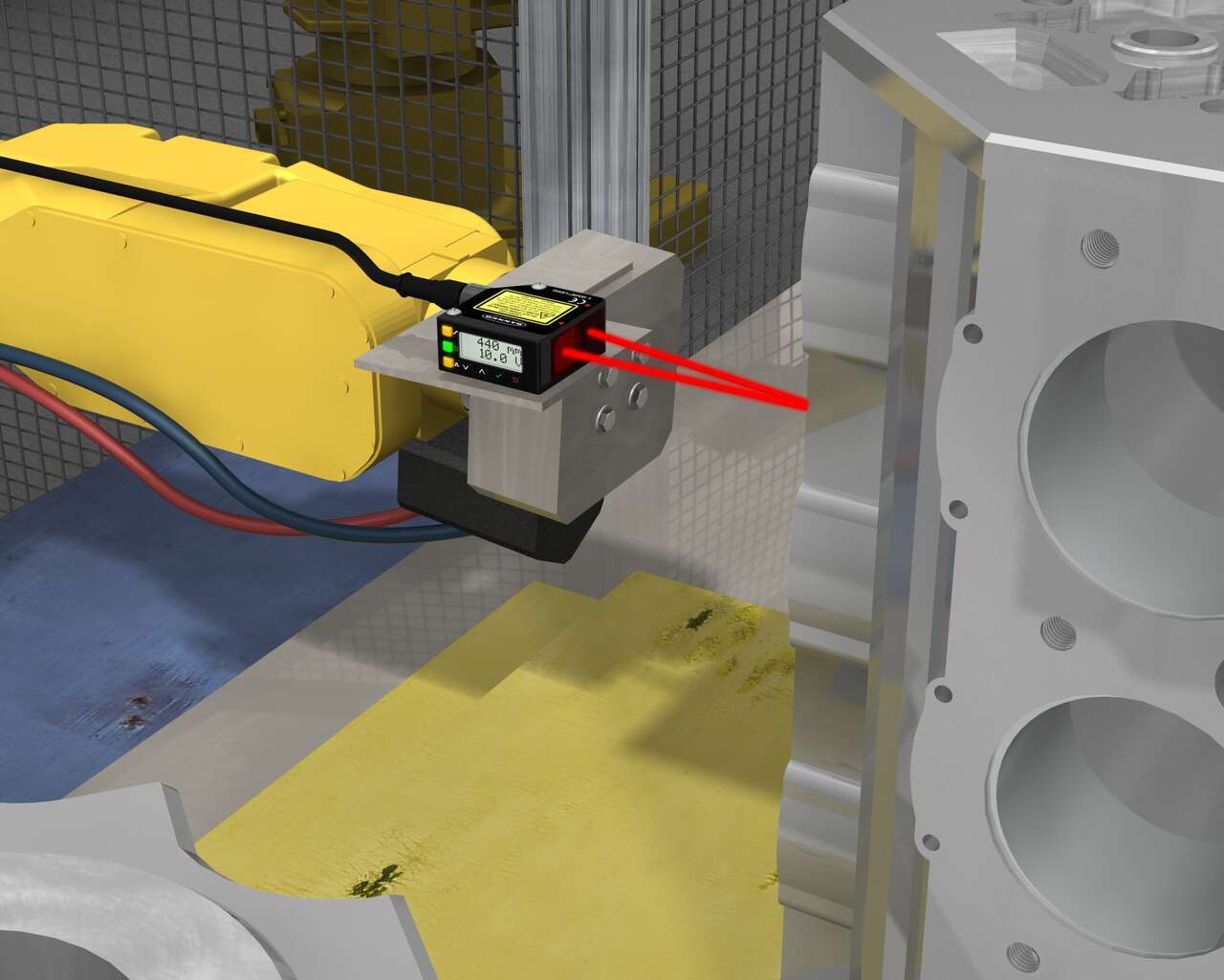 Capteur de mesure laser : LE