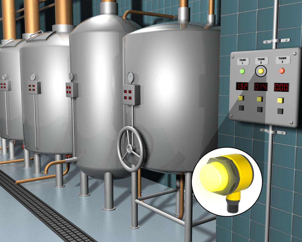 Indication de niveau de remplissage à distance