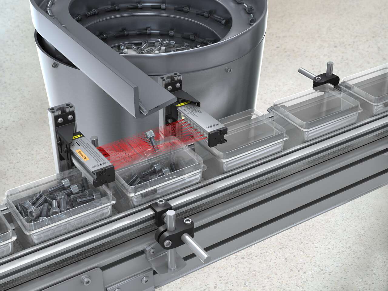 Counting Dropping Parts with an LX Sensor