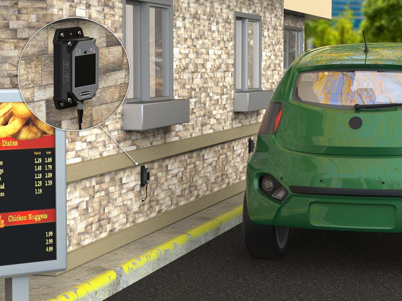 Drive Thru Vehicle Detection and Monitoring Business Patterns
